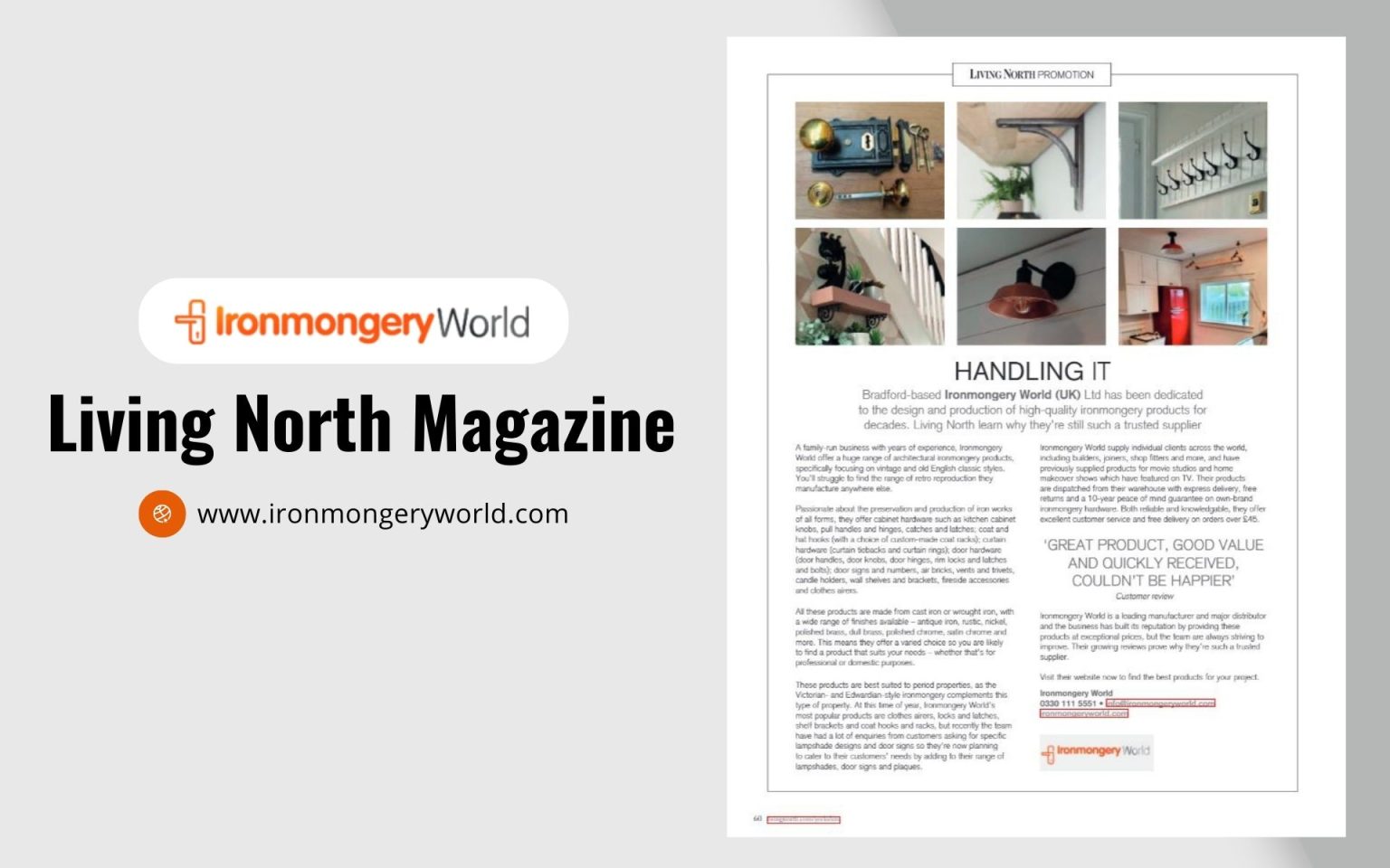 Living North Magazine Article - Ironmongery World (UK) - Ironmongery ...