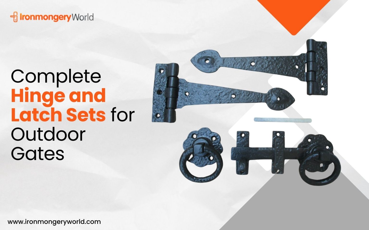 Complete Hinge and Latch Sets for Outdoor Gates: The Ultimate Guide