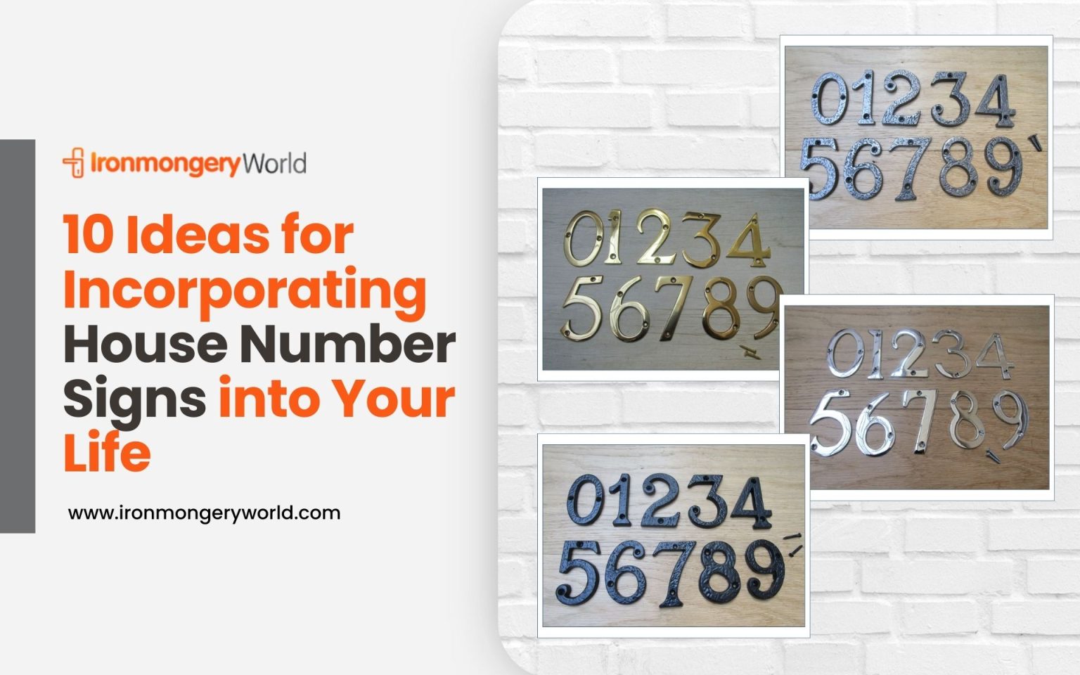 10 Ideas for Incorporating House Number Signs into Your Life