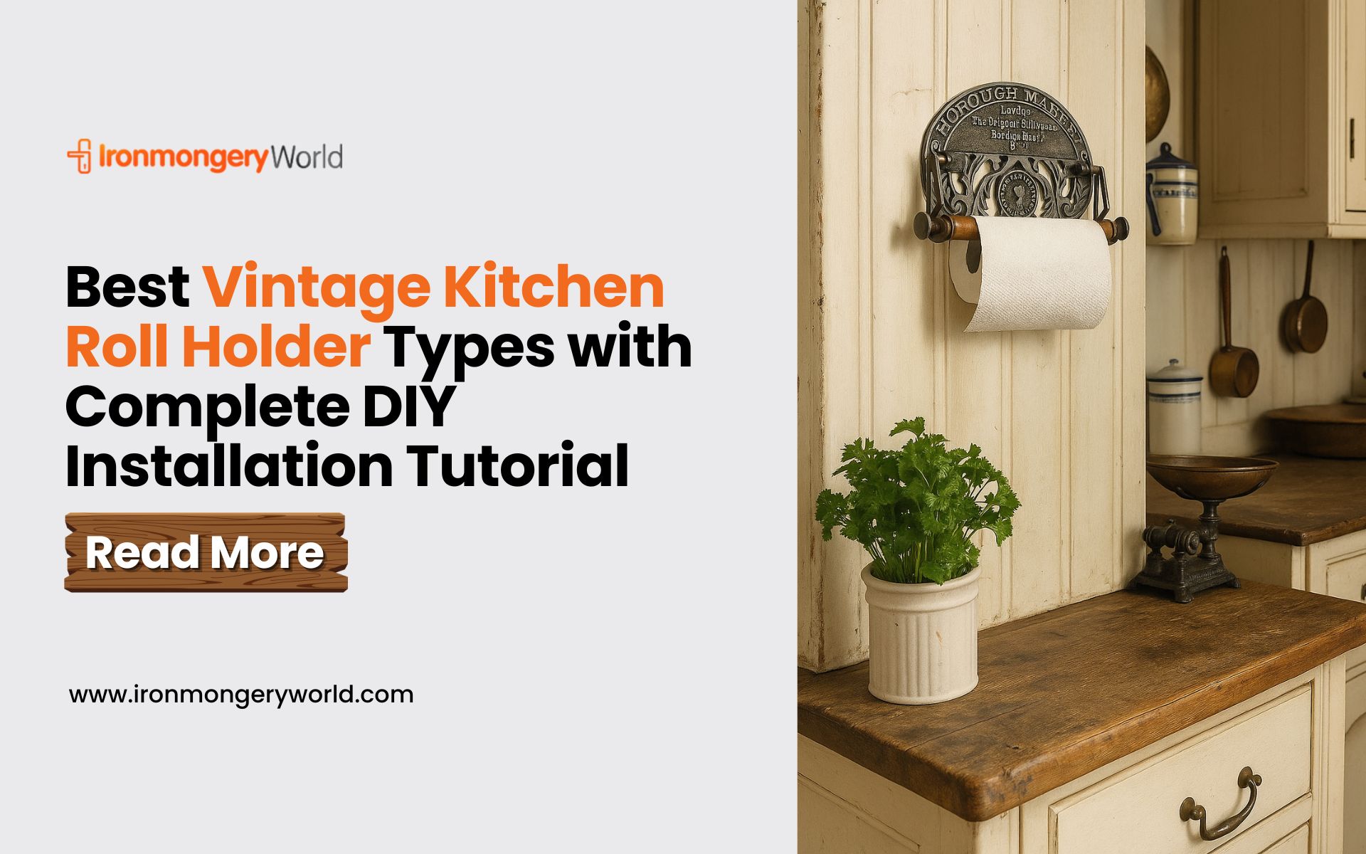 Best Vintage Kitchen Roll Holder Types with Complete DIY Installation