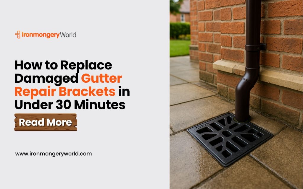 How to Replace Gutter Repair Brackets in 30 Minutes | DIY Guide