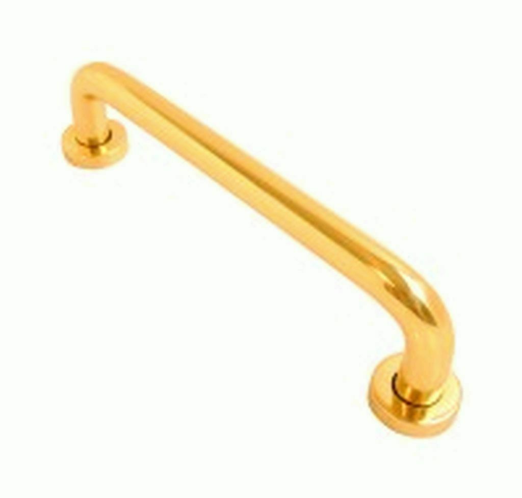 12" round bar handle concealed fix pull d handles on rose | Ironmongery ...