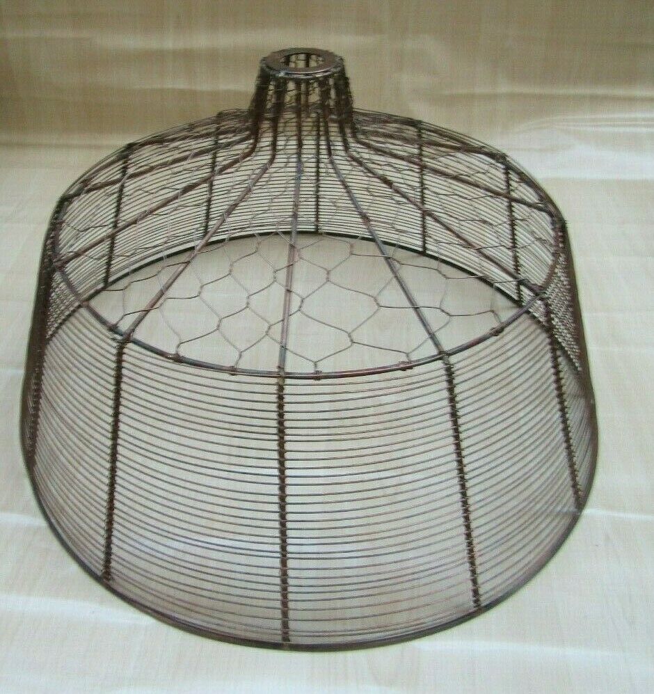 20" large Wire industrial rustic Vintage Retro Old ceiling pendant ...