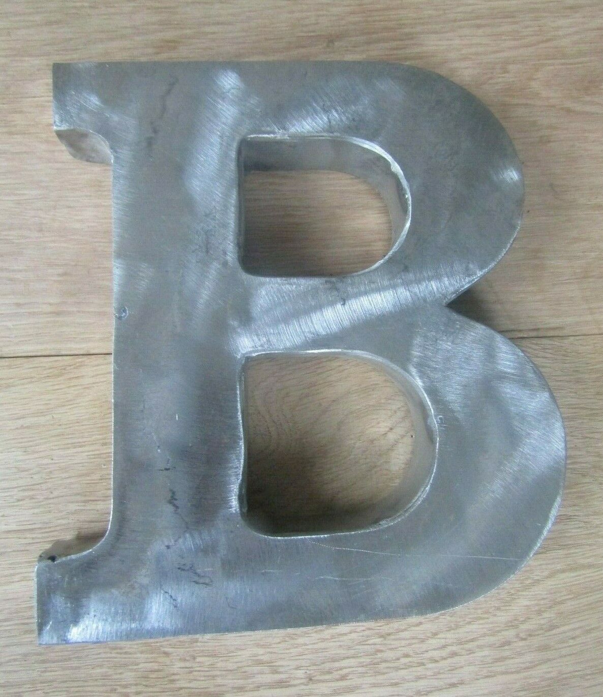 8" Large Rustic Steel Letter B | Ironmongery World® | Ironmongery World