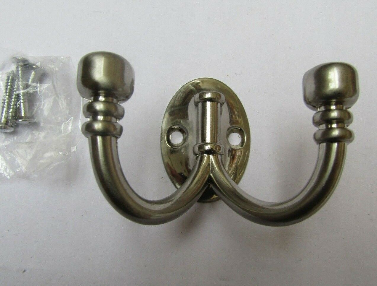 Double ball end old retro style wardrobe hanging hook hanger peg ...
