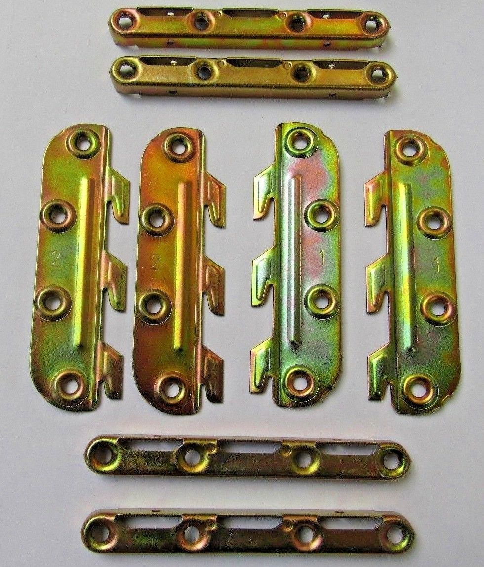 Knock Down Bed Fittings Connectors Brackets Joiners Hook In Furniture ...