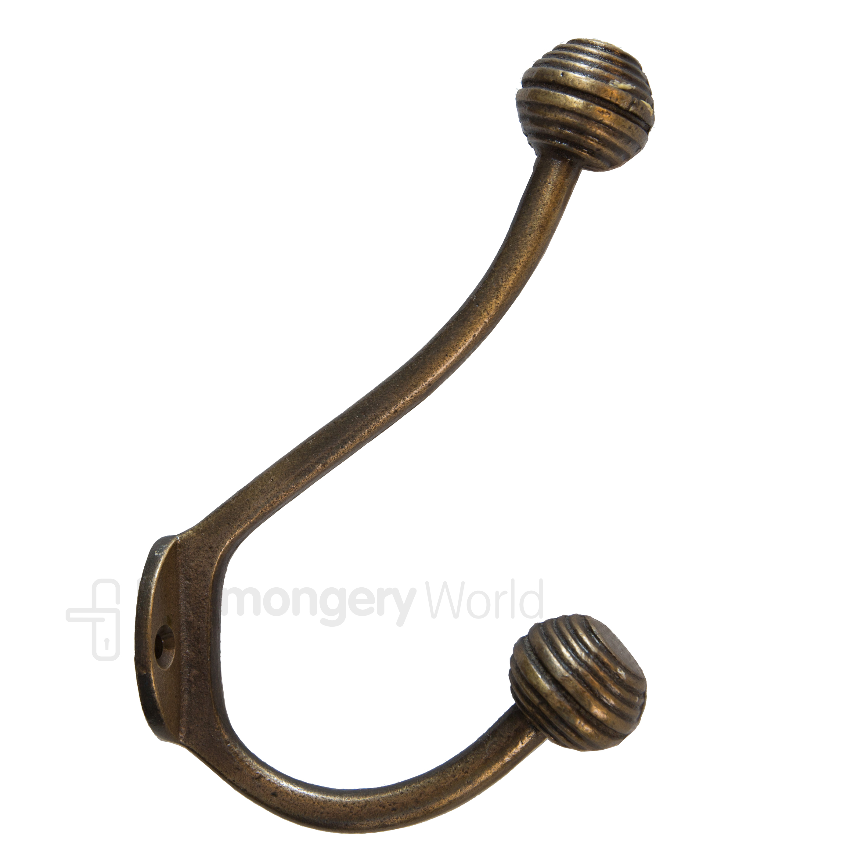 Beehive Ball Tip Hooks Old Style Vintage Hanging Hat & Coat Hook Hanger ...