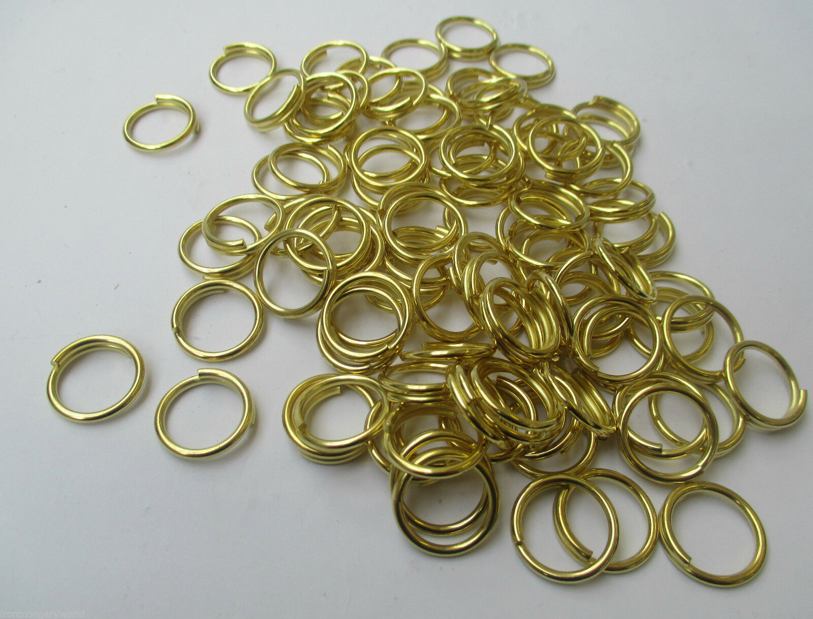 Brass Split Rings Roman Blinds Curtain Hooks Repair Outer Loop Arts ...