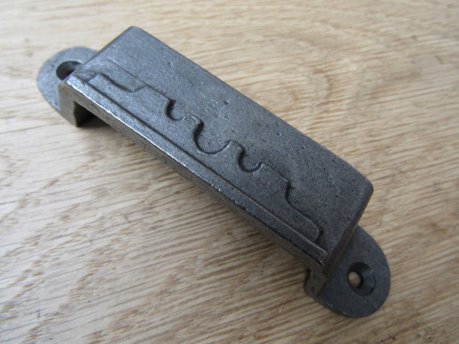 Cast Iron Rim Lock Keep Chunky Patterned | Ironmongery World