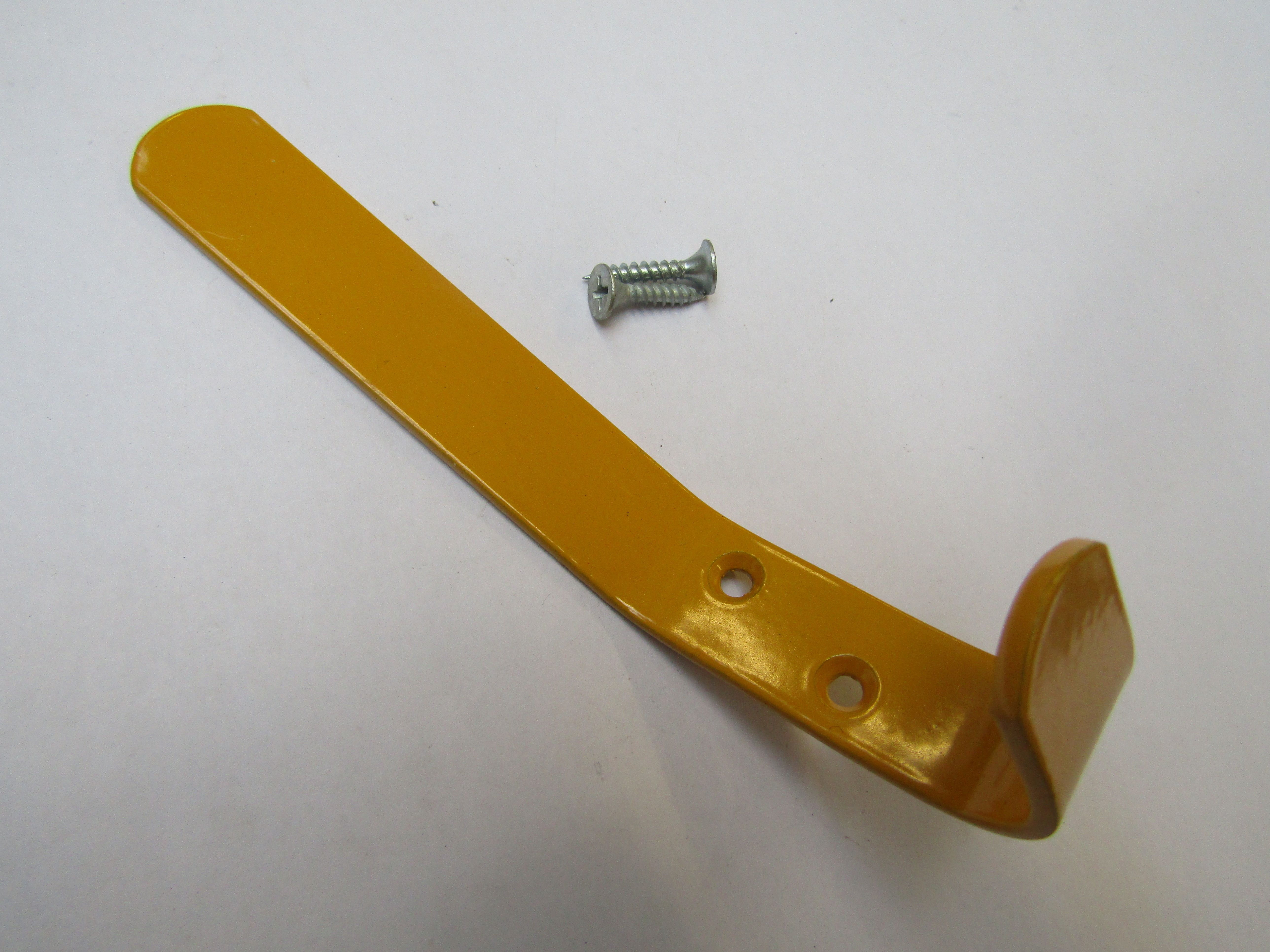 Cloakroom Coat Hook Yellow | Ironmongery World