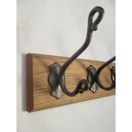 Elephant Trunk Coat Hook Rail Antique Iron | Ironmongery World