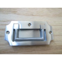 Shop 89mm Military Flush Chest Handle - Satin Chrome | Ironmongery World