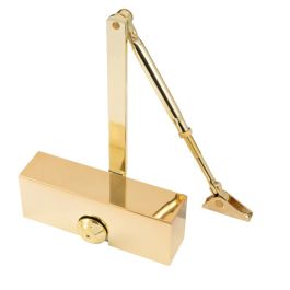 Overhead Door Closer Surface Mounted 73 Series With Cover Brass ...