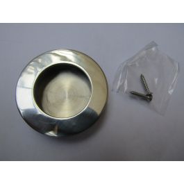 Buy 65mm Small Round Recessed Handle - Polished Chrome | Ironmongery World