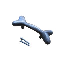 Small DOG BONE Door Pull Handle Cast Iron Cabinet Drawer Vintage Style ...