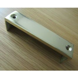 Solid Brass Rim Lock Keep Polished Brass 3" | Ironmongery World