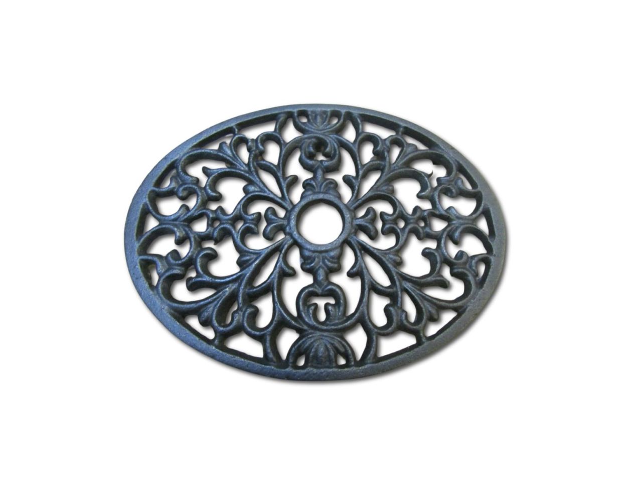 Buy 230mm Vintage Oval Decorative Trivet - Antique Iron | Ironmongery World