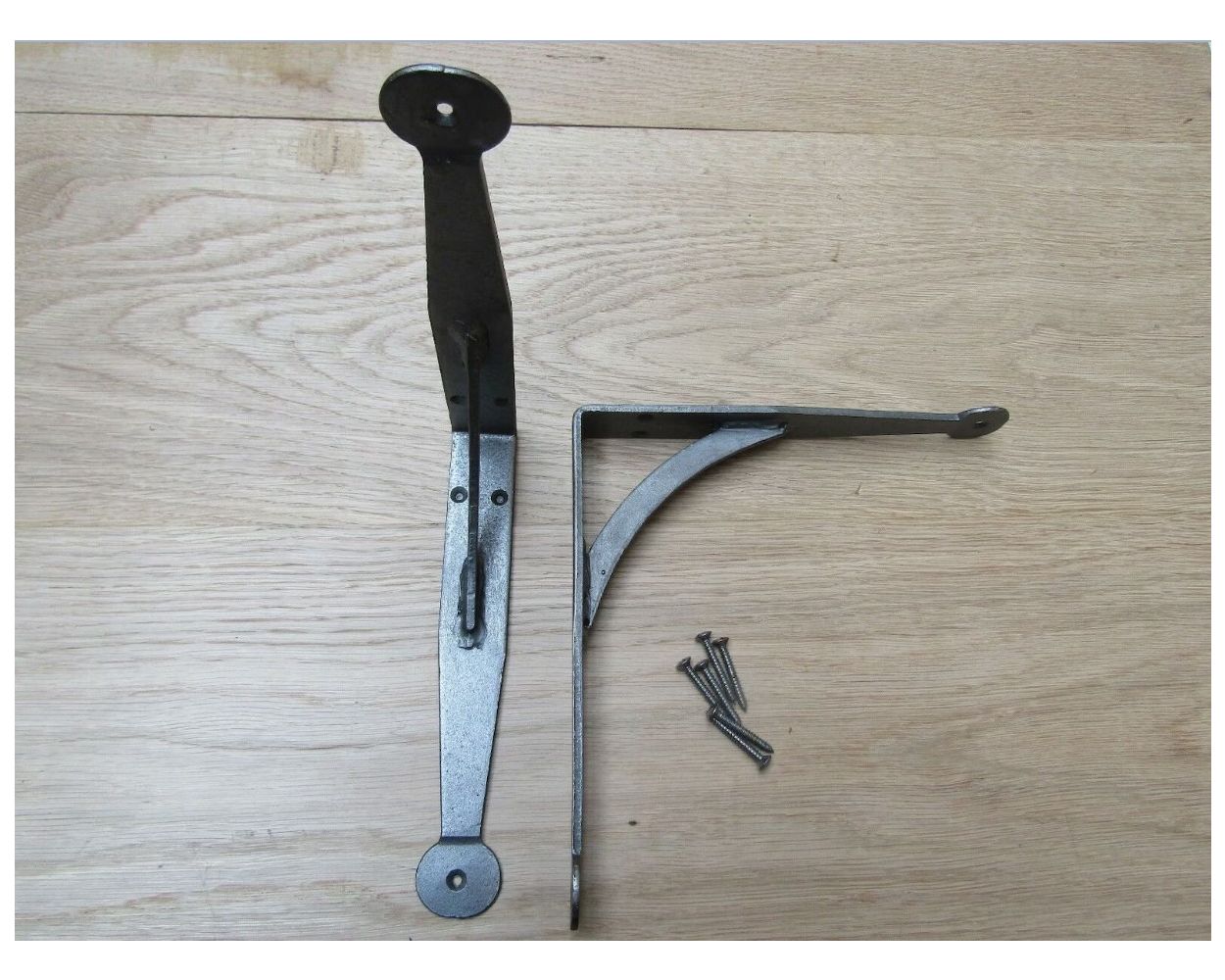 Of Penny End Shelf brackets Wall Mounted Industrial Gallows Vintage ...
