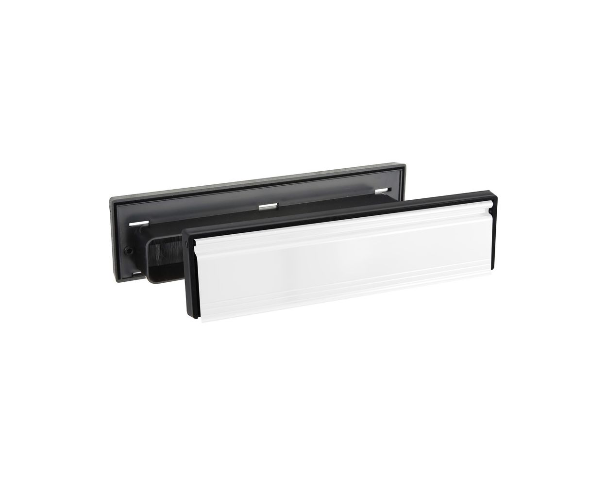 Buy 293mm Telescopic Sleeved Letter Plate - White | Ironmongery World