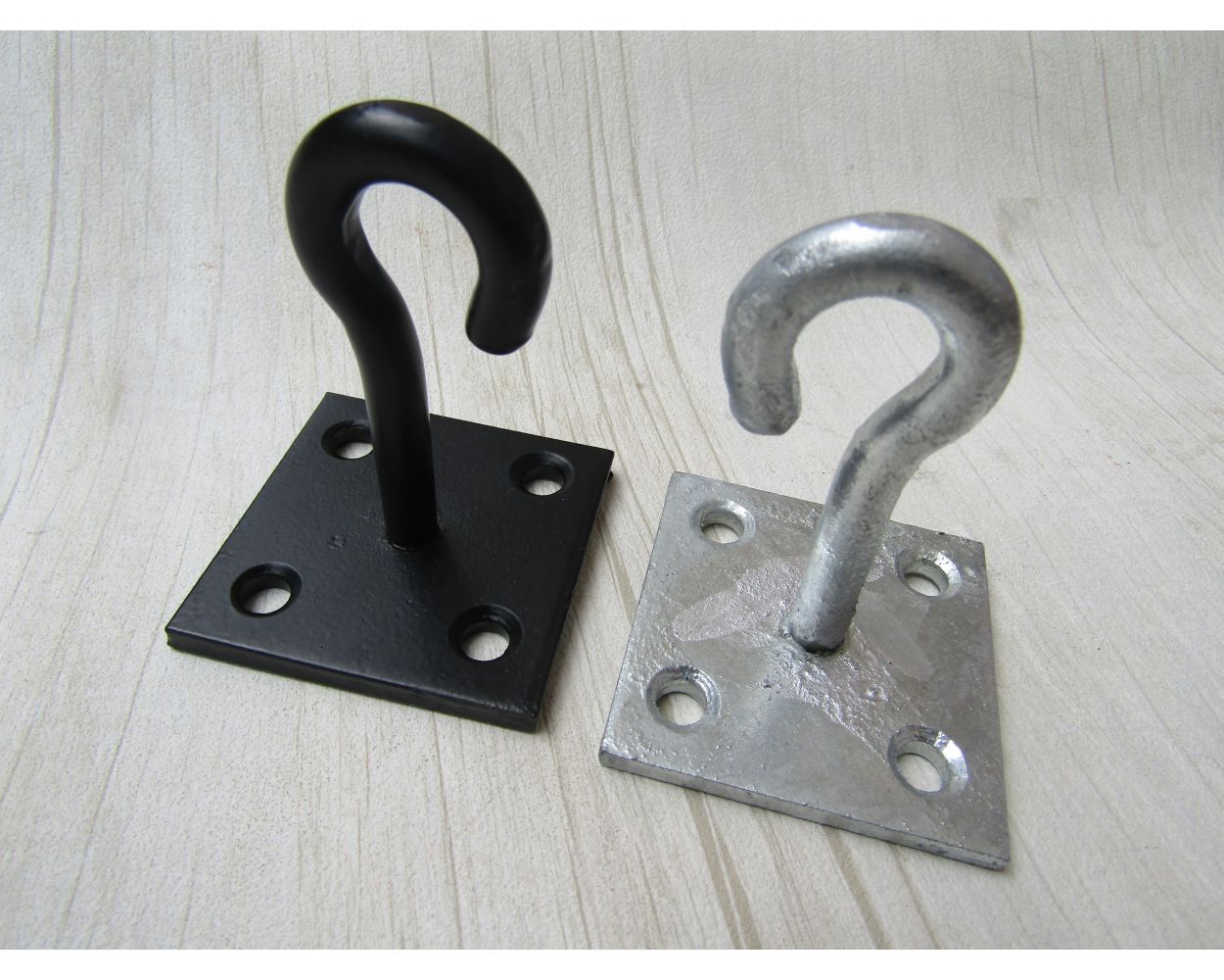 4" x 4" Square Hook on Plate with Extended Shoulder | Ironmongery World