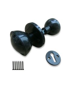 black rim door knobs