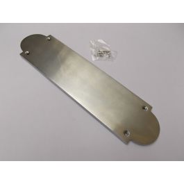 Buy 12-inch Regency Finger Plate - Satin Chrome | Ironmongery World