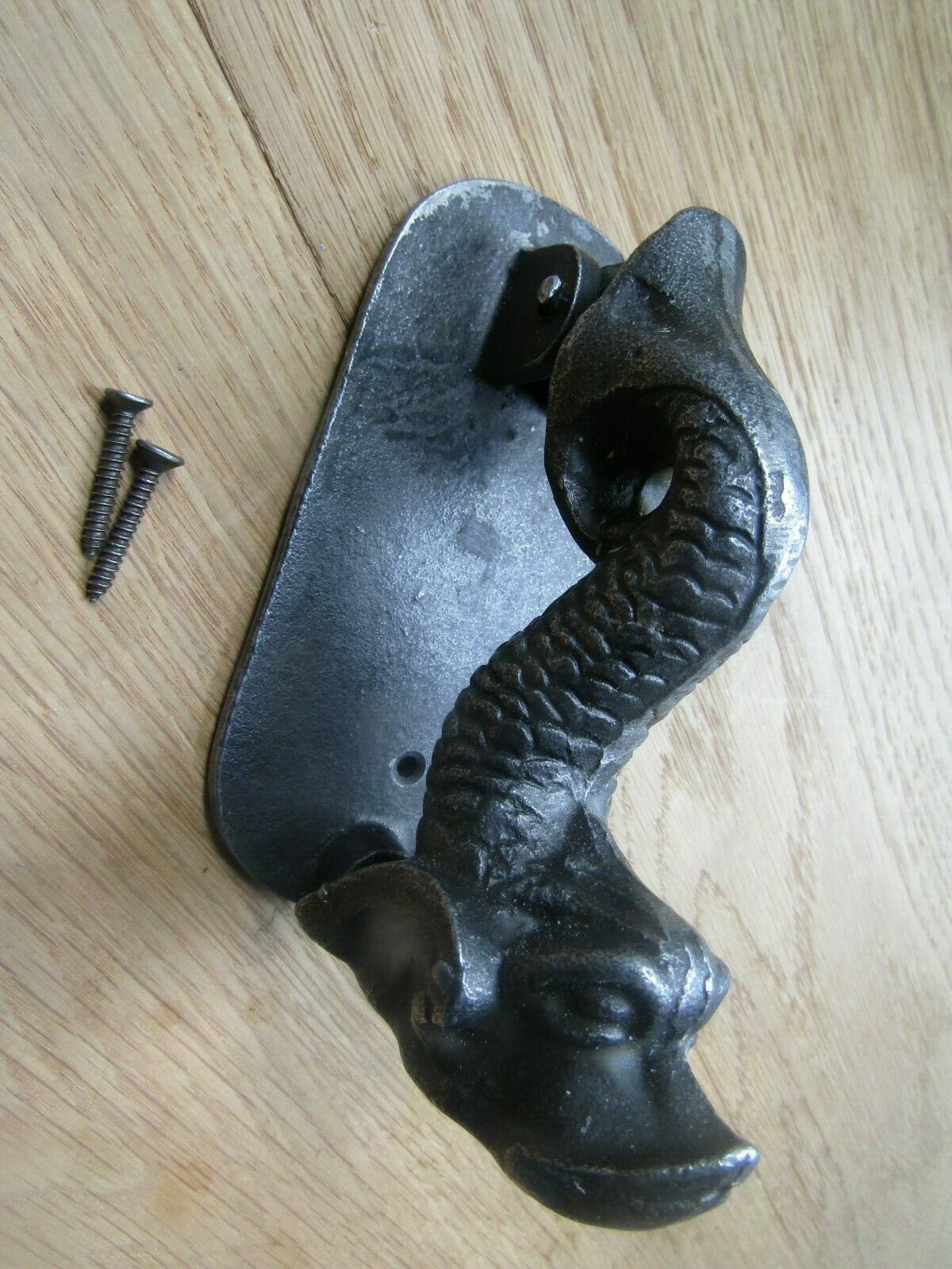 Fish Door Knocker Antique Iron | Ironmongery World® | Ironmongery World