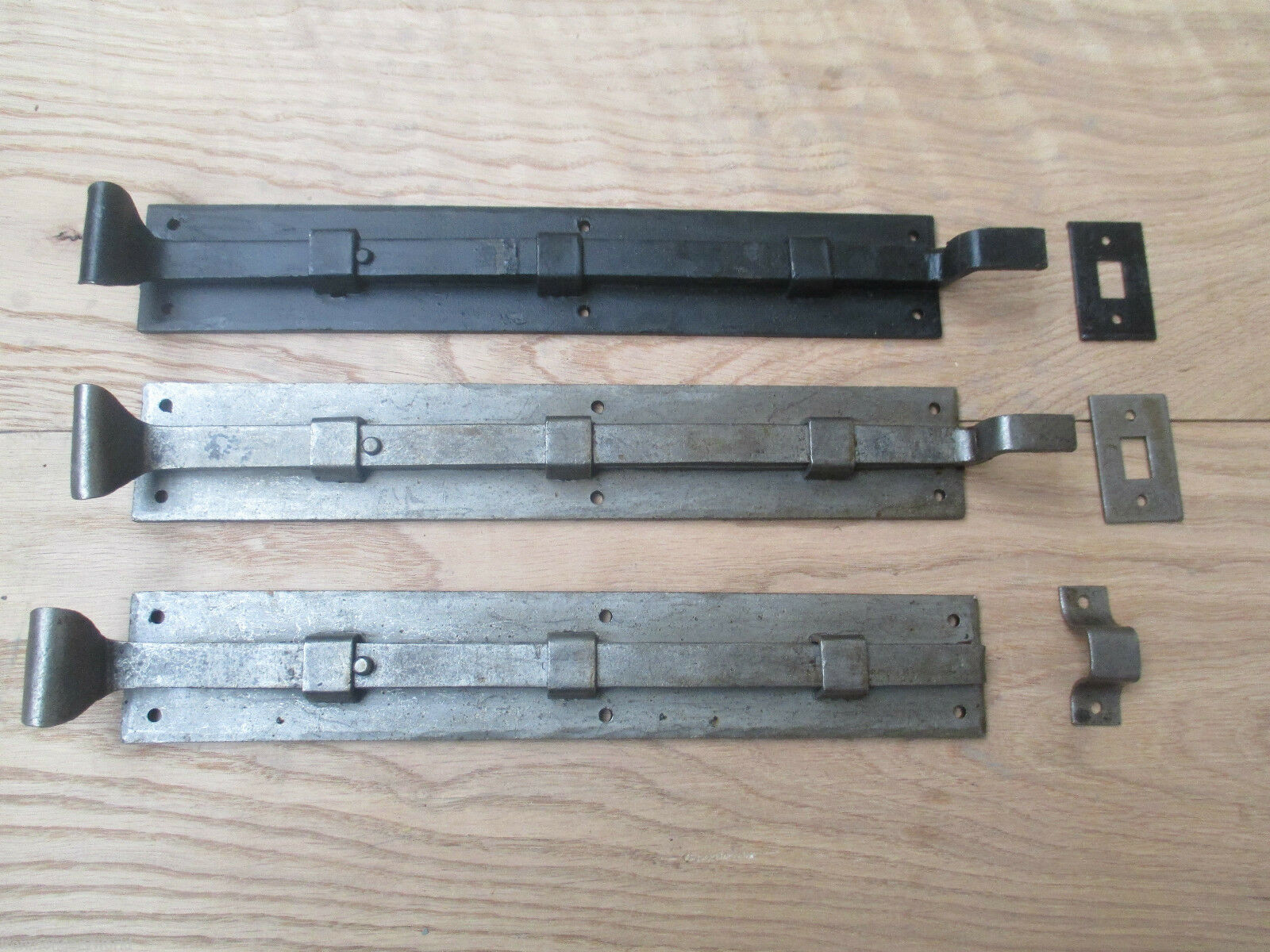 FISHTAIL SCROLL -Hand forged blacksmith traditional vintage door bold ...