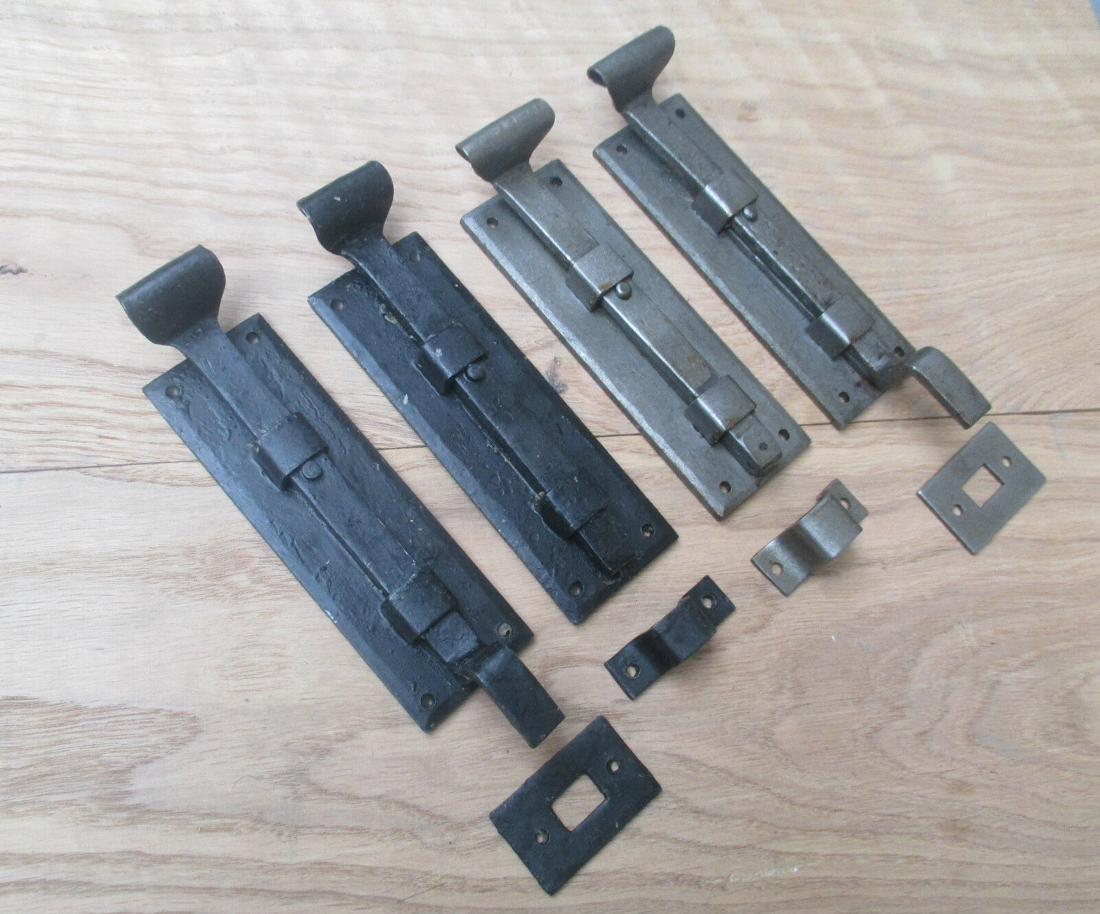 FISHTAIL SCROLL -Hand forged blacksmith traditional vintage door bold ...