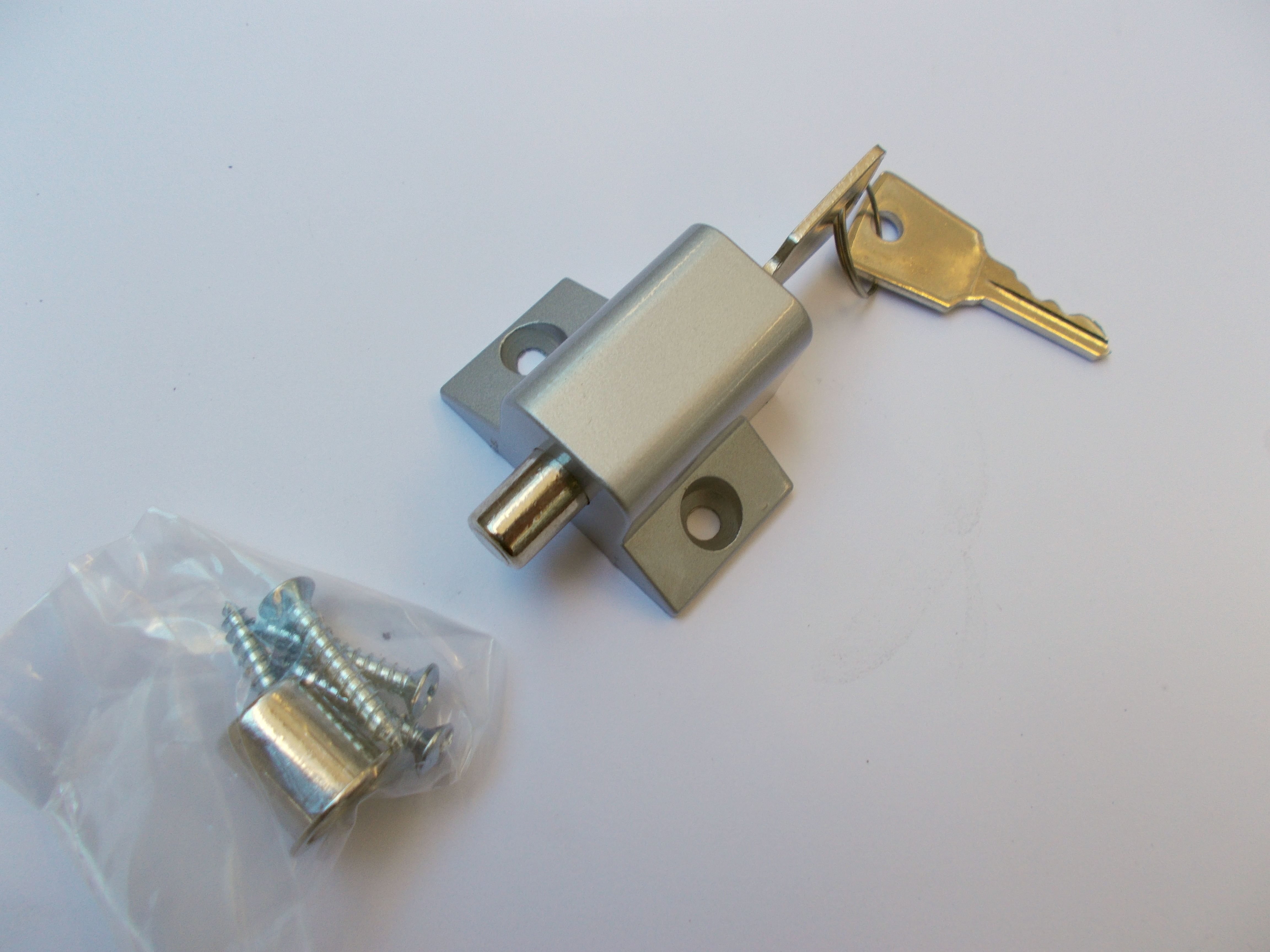 Sliding Patio Door Window additional security locking catch push lock ...