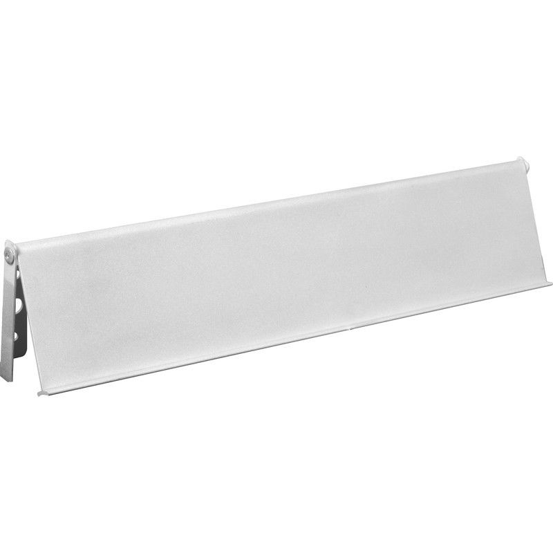10" Inner Flap Tidy Letter Box Postal Plate Cover Satin Aluminium ...