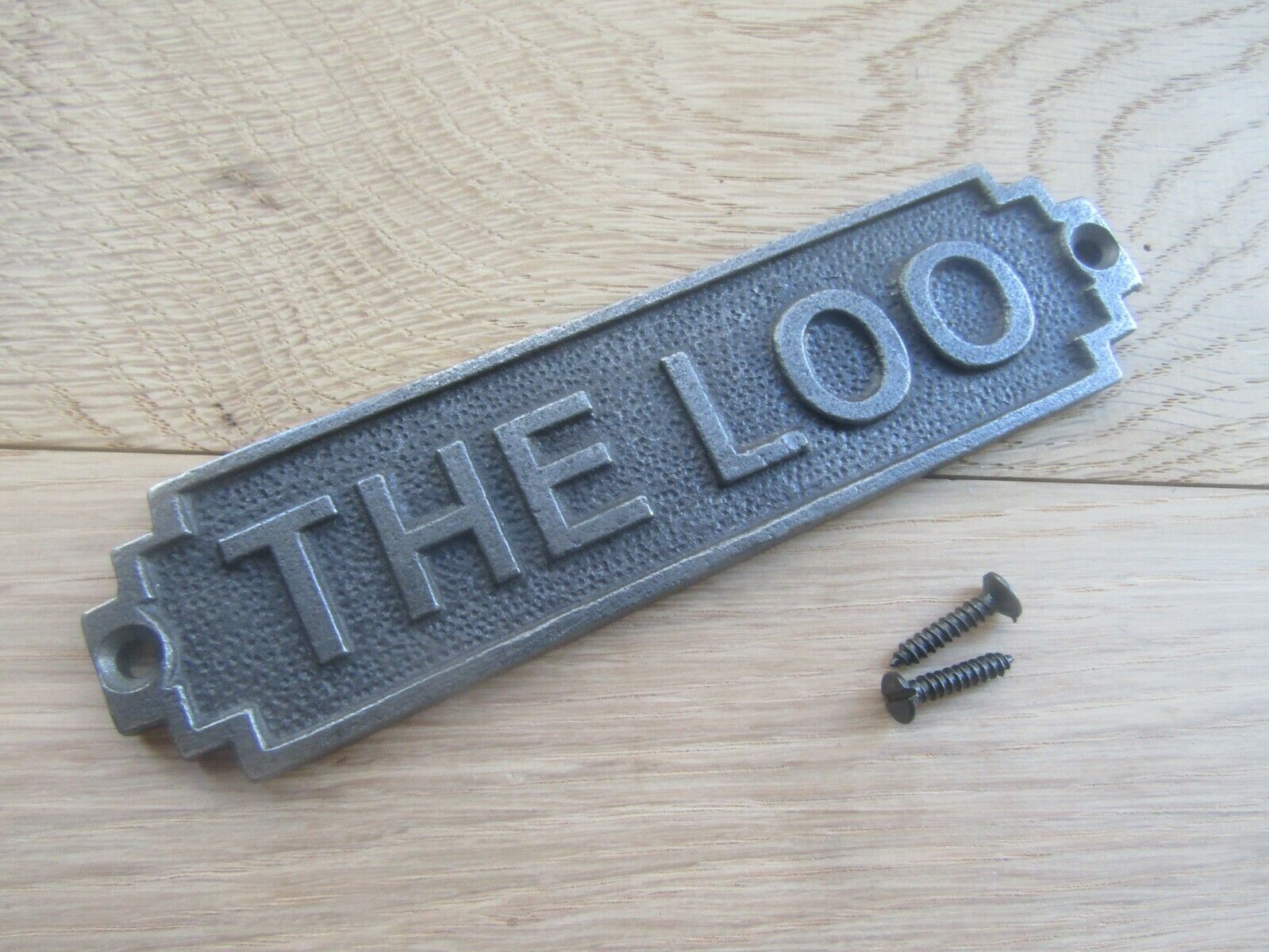 The Loo Sign Plaque Vintage Rustic Victorian Old Style Pub Cafe ...