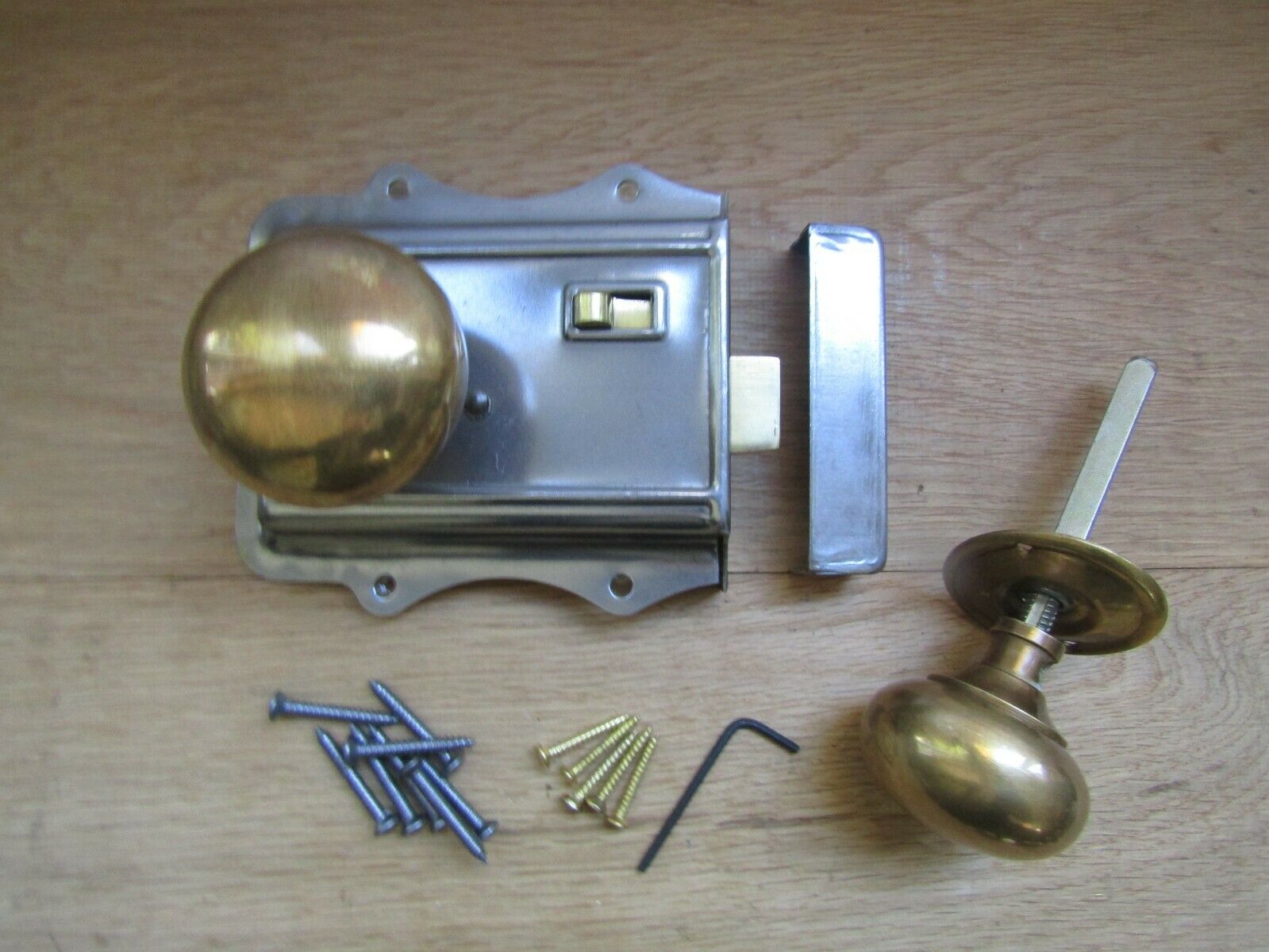 Olde Rim Latch Antique Iron & Cottage Rim Antique Brass | Ironmongery ...