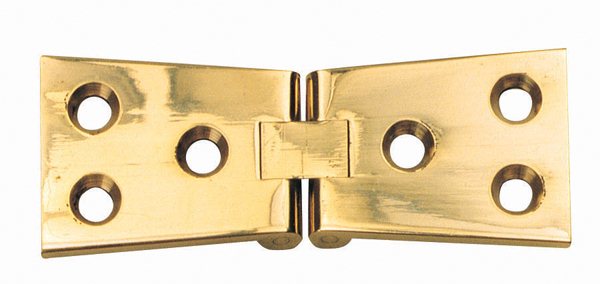 Pair Of Solid Brass Chrome Counter Flap Backflap Butterfly Hinges For ...