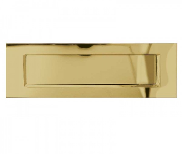 Polished Brass Front Door Internal External Letter Box Postal Plate ...